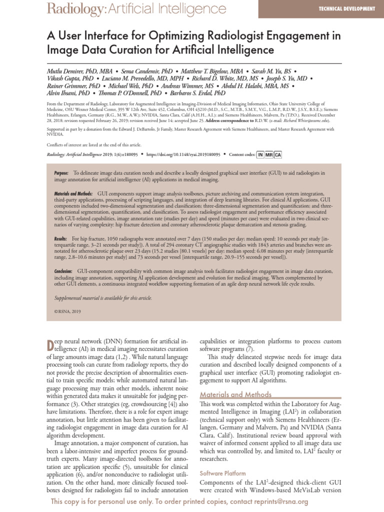 19-User Interface For Optimizing Radiologist Engagemen | PDF | Atheroma ...
