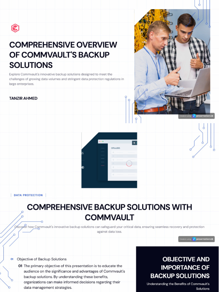 Backup Solutions Overview - Commvault | PDF