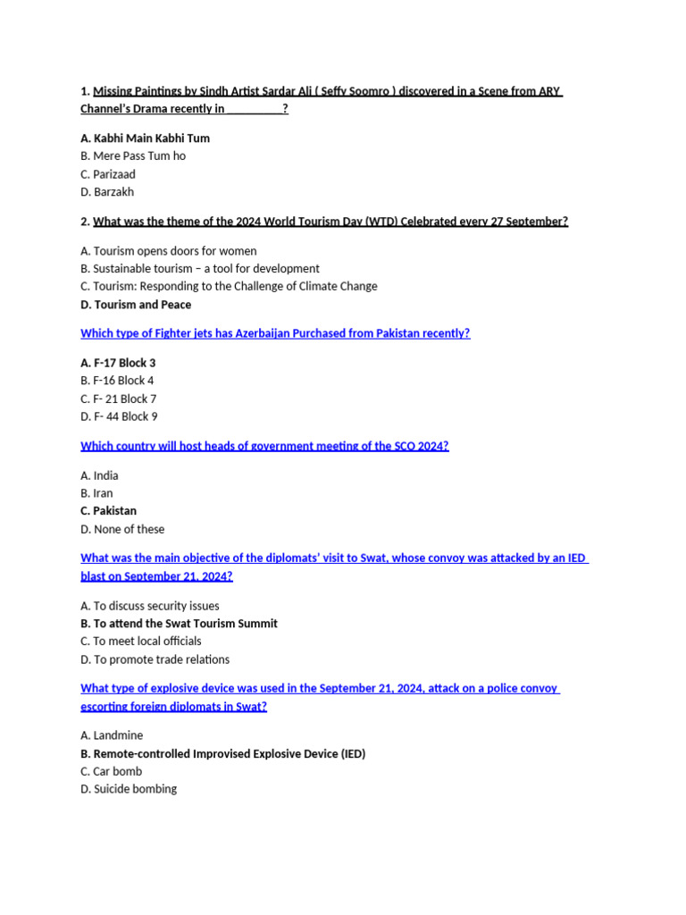 National Current Affairs | PDF