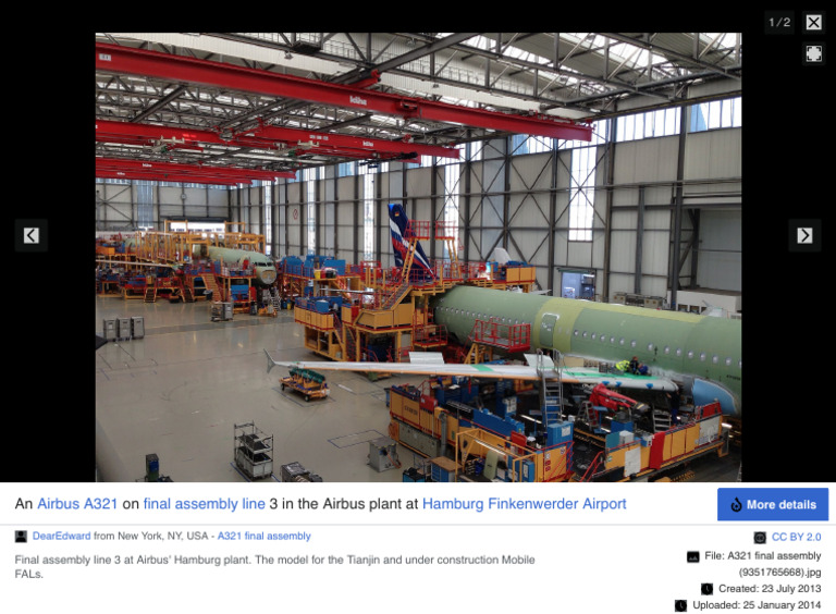 Airbus A321 Final Assembly in Hamburg | PDF