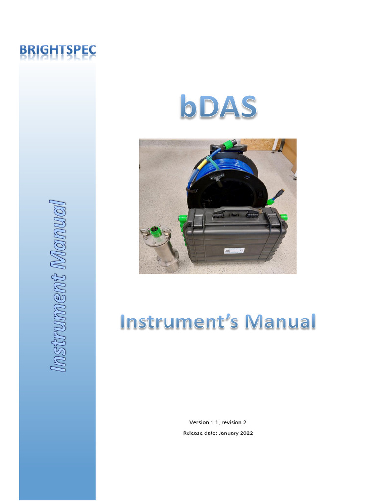 BDAS InstrumentManual 1.1.rev2 | PDF