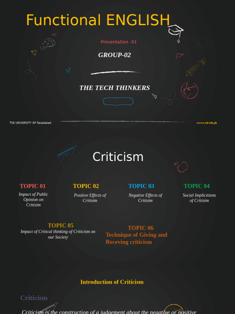 English Presentation 1 Final Pdf Critical Thinking Thought