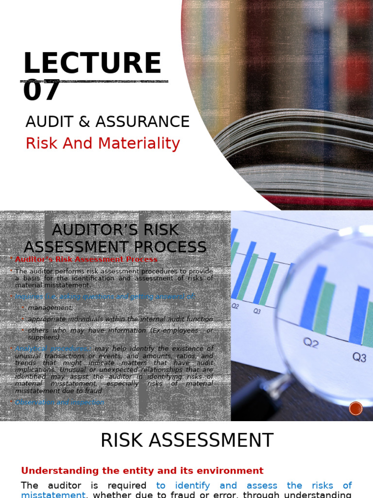 Auditor's Risk Assessment and Materiality | PDF | Audit | Internal Control