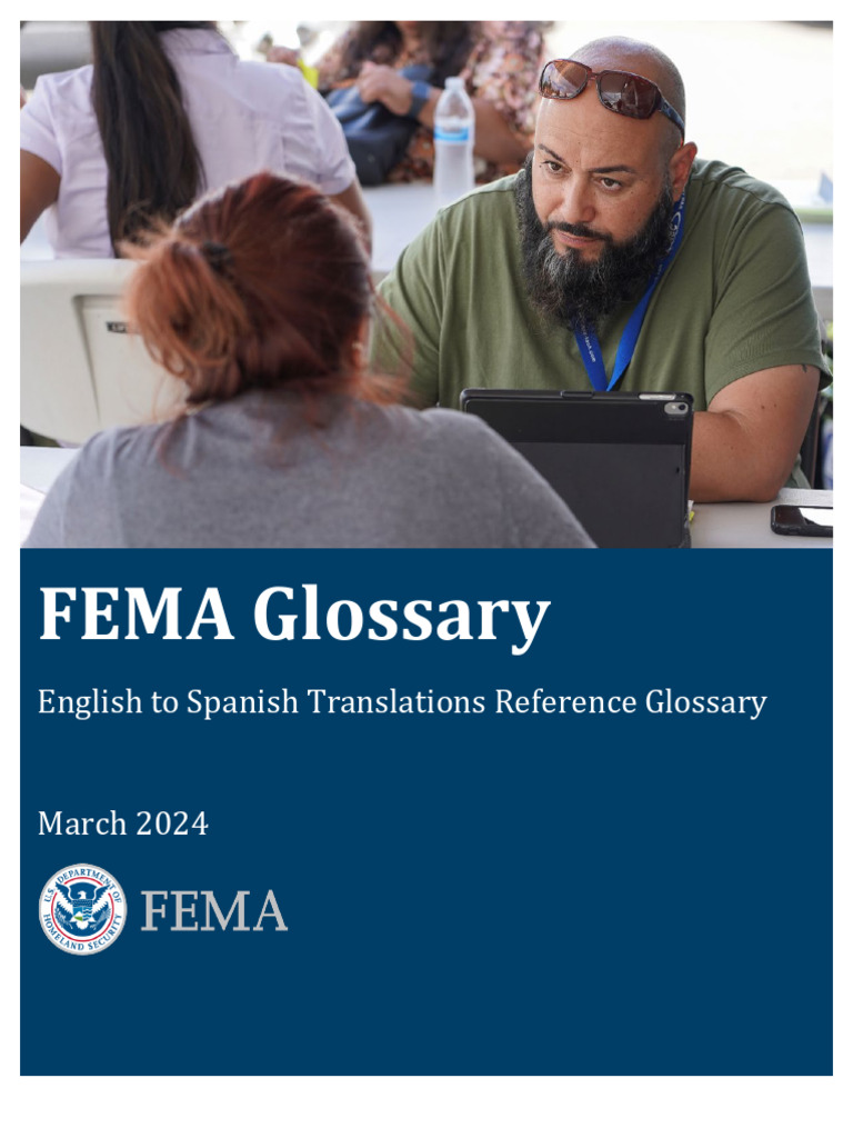 FEMA Spanish Glossary - 2024 | PDF