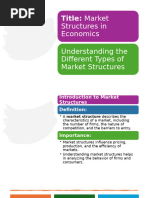 Market Structures Overview for Students | PDF