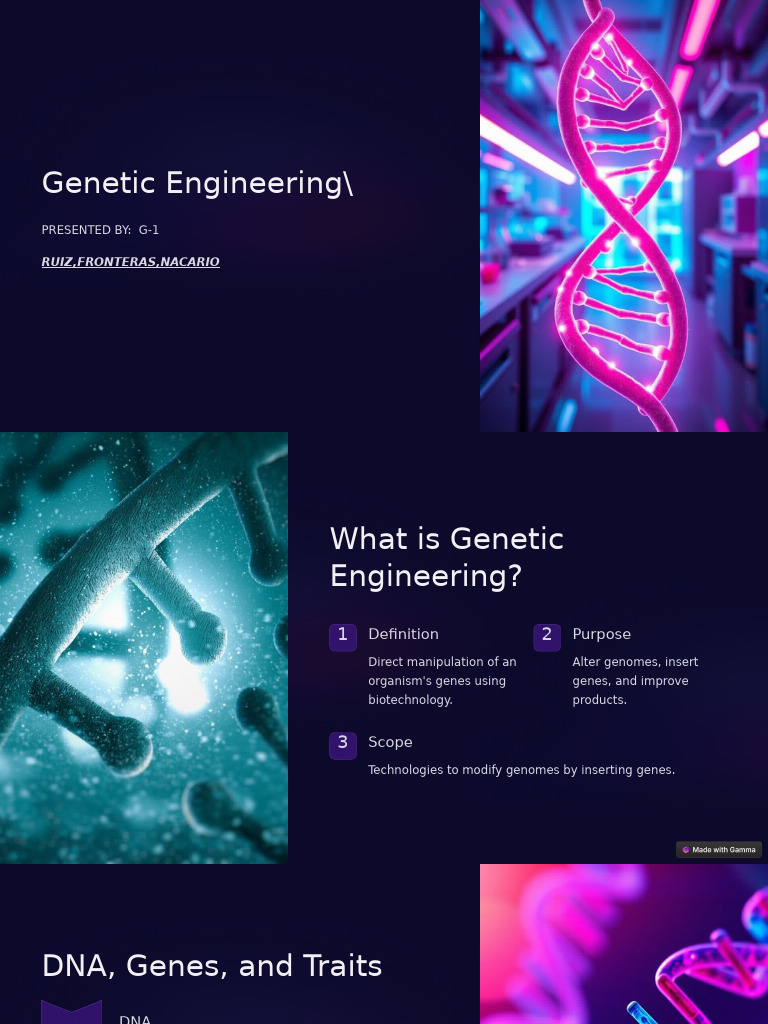 Genetic Engineering | PDF