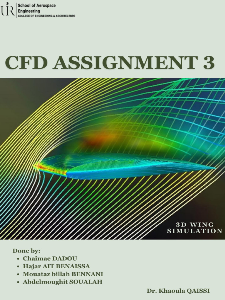 cfd final repport | PDF | Lift (Force) | Drag (Physics)