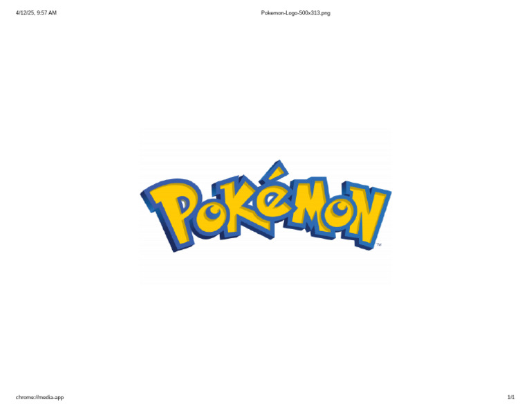 Pokemon Logo 500x313.png | PDF