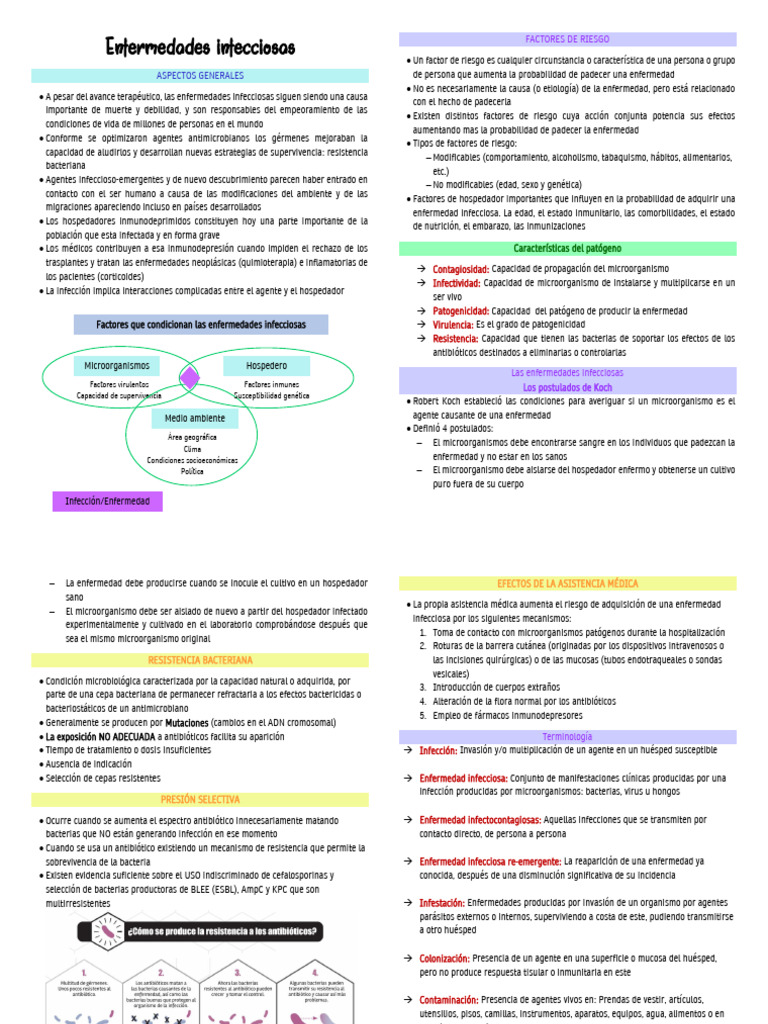 U1-T2-ENFERMEDADES INFECCIOSASpdf | PDF | Infección | Adn