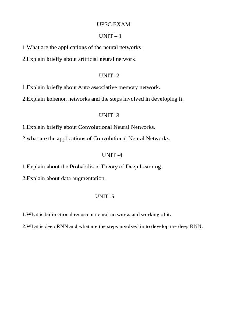 NNDL Upsc Questions | PDF