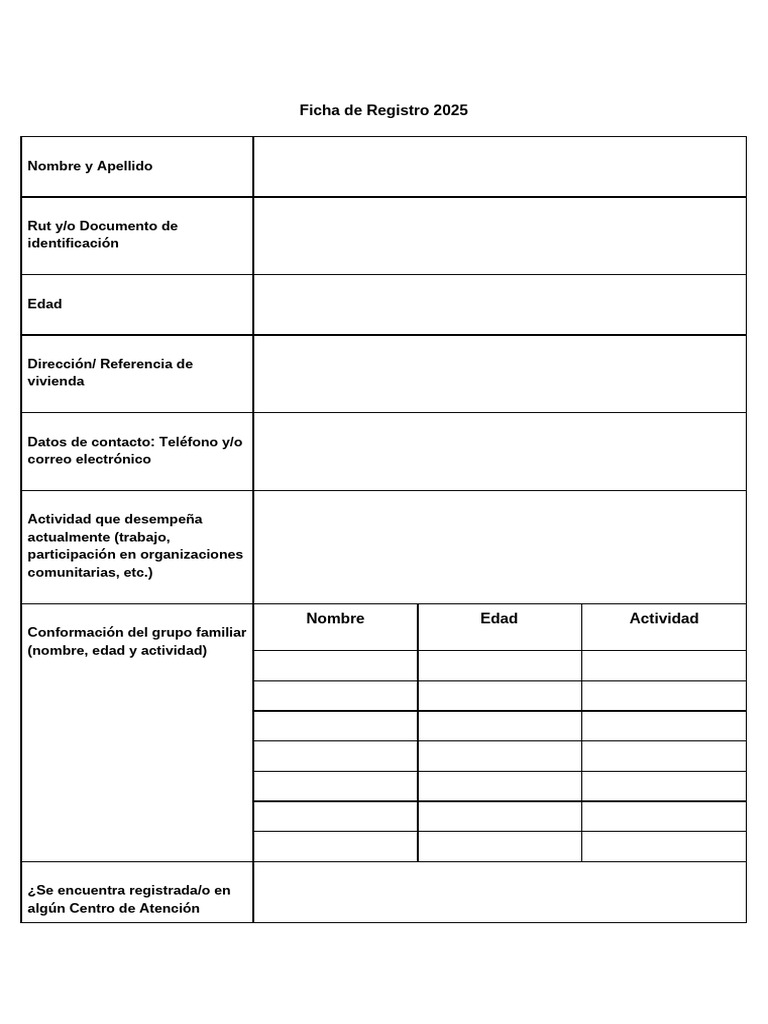 1.borrador Ficha Diagnóstico CIINSU 2025 | PDF