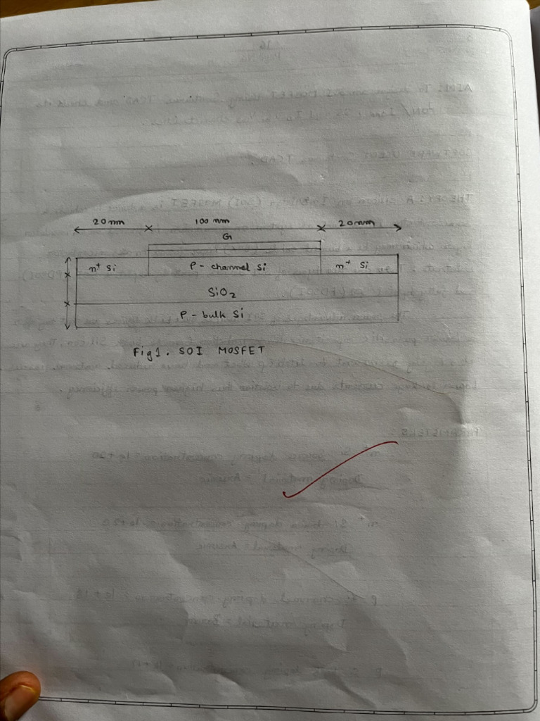 Soi Mosfet Tcad | PDF
