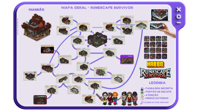 Mapa Geral - Runescape Survivor Oficial - 20241224 - 230005 - 0000 | PDF