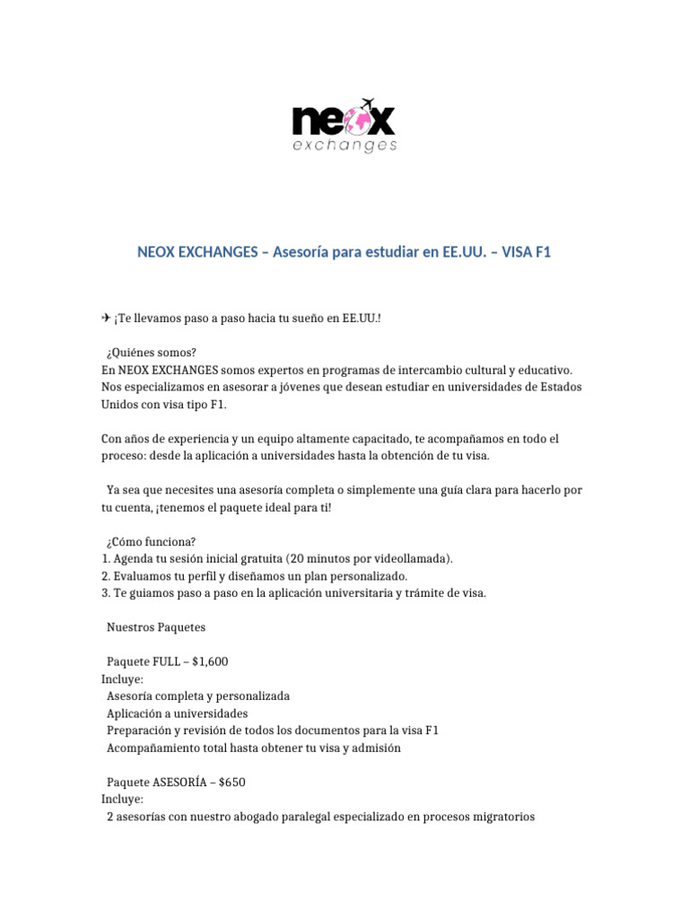 NEOX_Exchanges_Presentacion | PDF