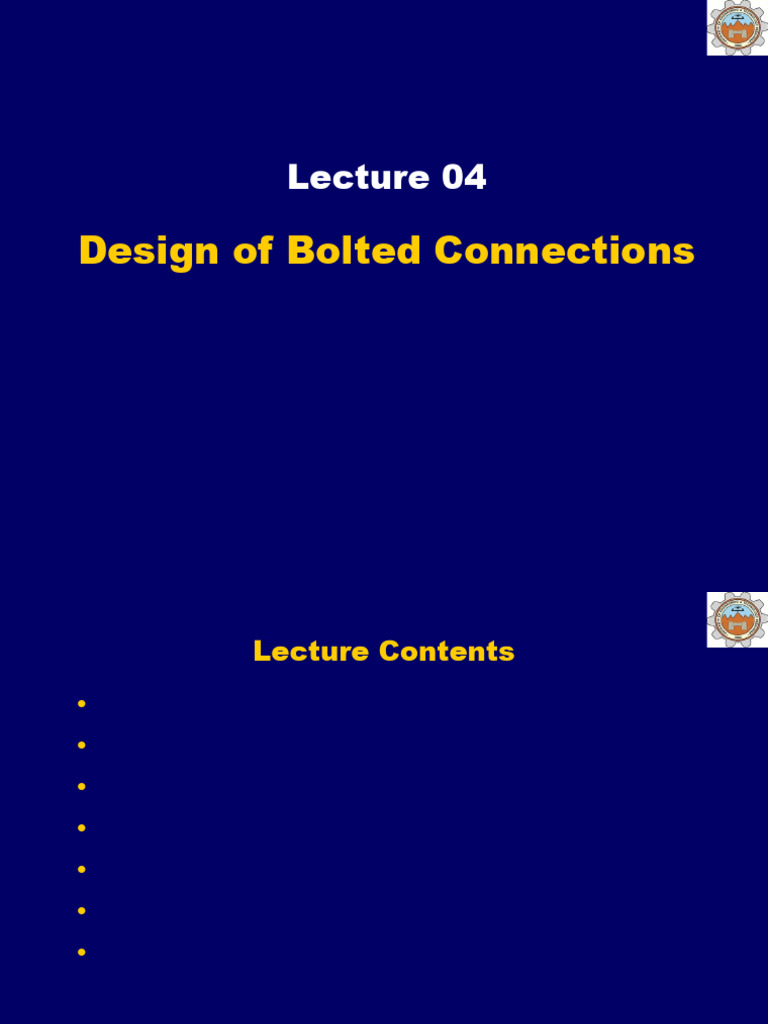 Design of Bolted Connections in Steel Structures | PDF | Screw ...