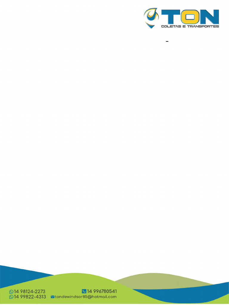 Orçamento Tom Coleta e Transportes | PDF