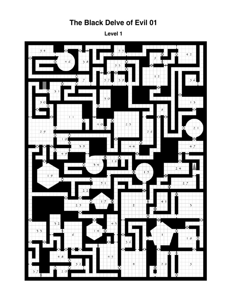 The Black Delve of Evil 01 | PDF