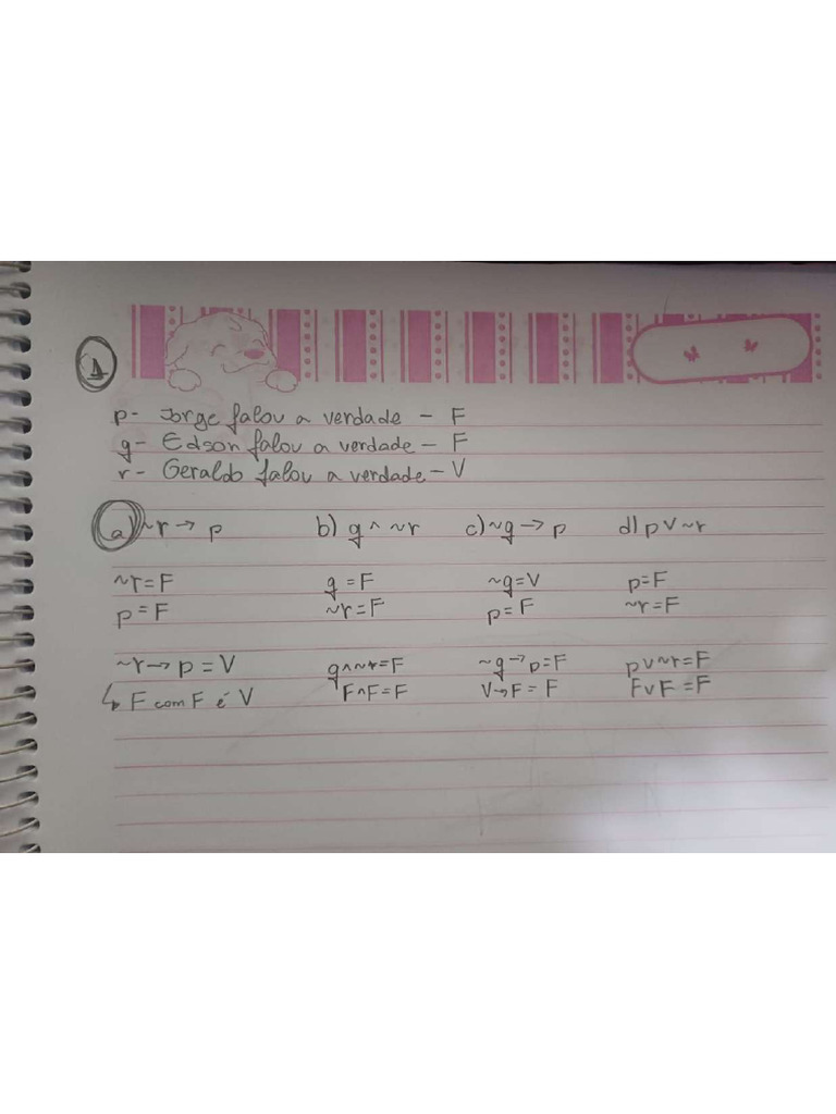 Lista2 Lógica | PDF