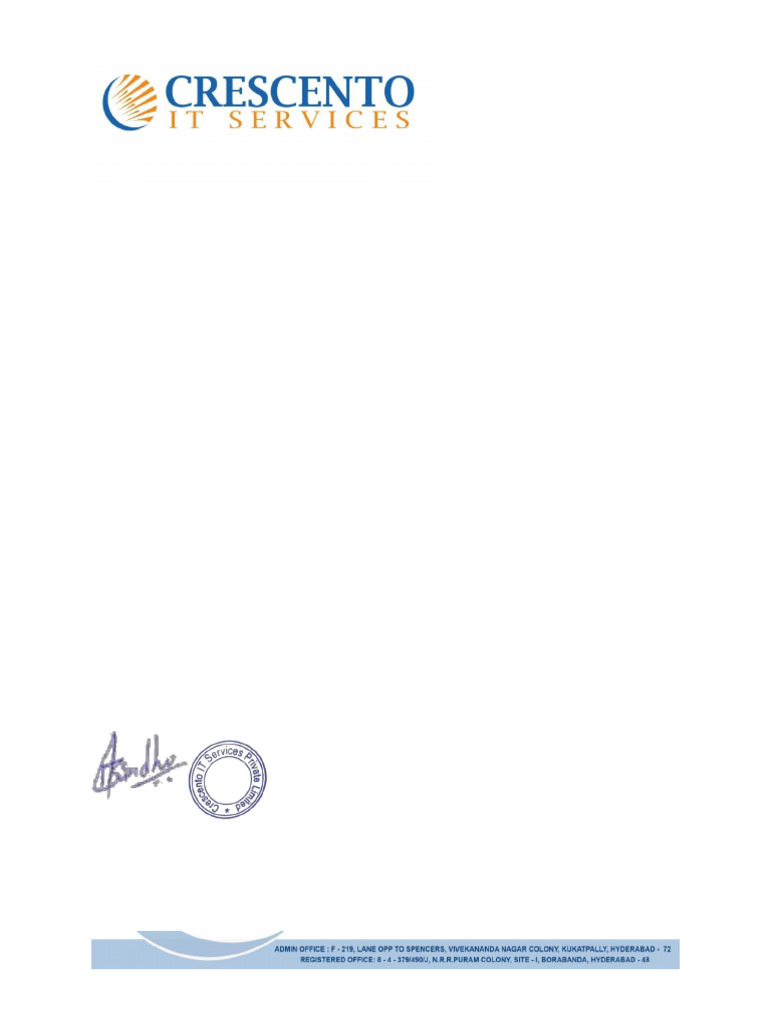 Letter of Releaving | PDF