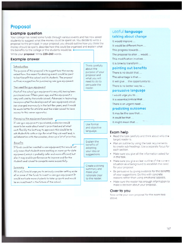 Writing For CAE - Proposal | PDF