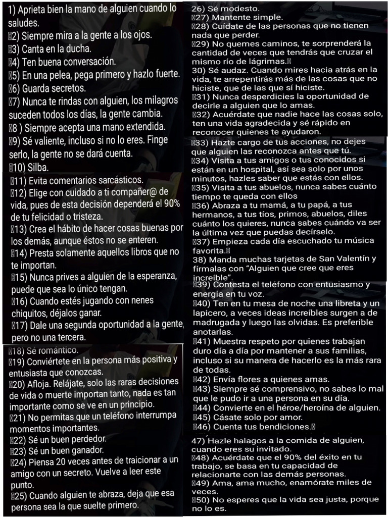 50 cosas que debes saber | PDF