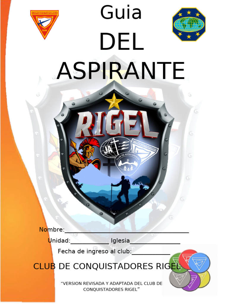 Guia Del Aspitante (Personalizado Club Rigel) | PDF