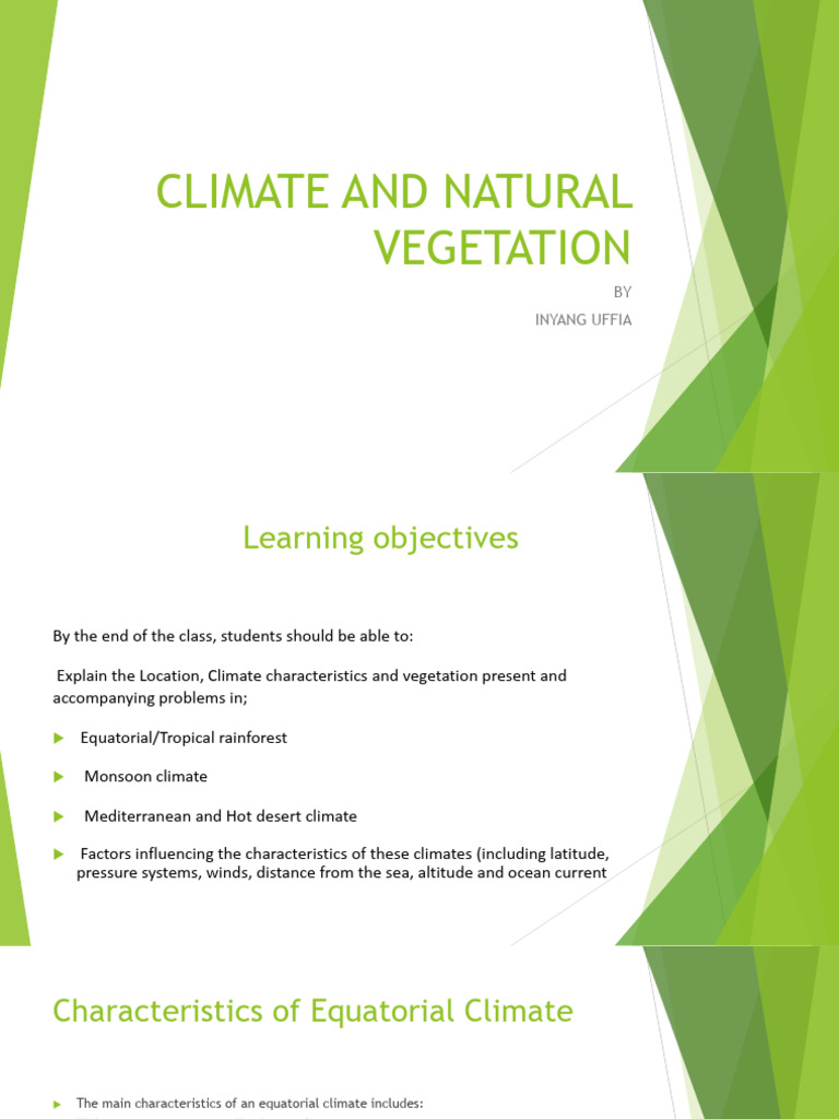 Climate and Natural Vegetation | PDF | Desert | Rain