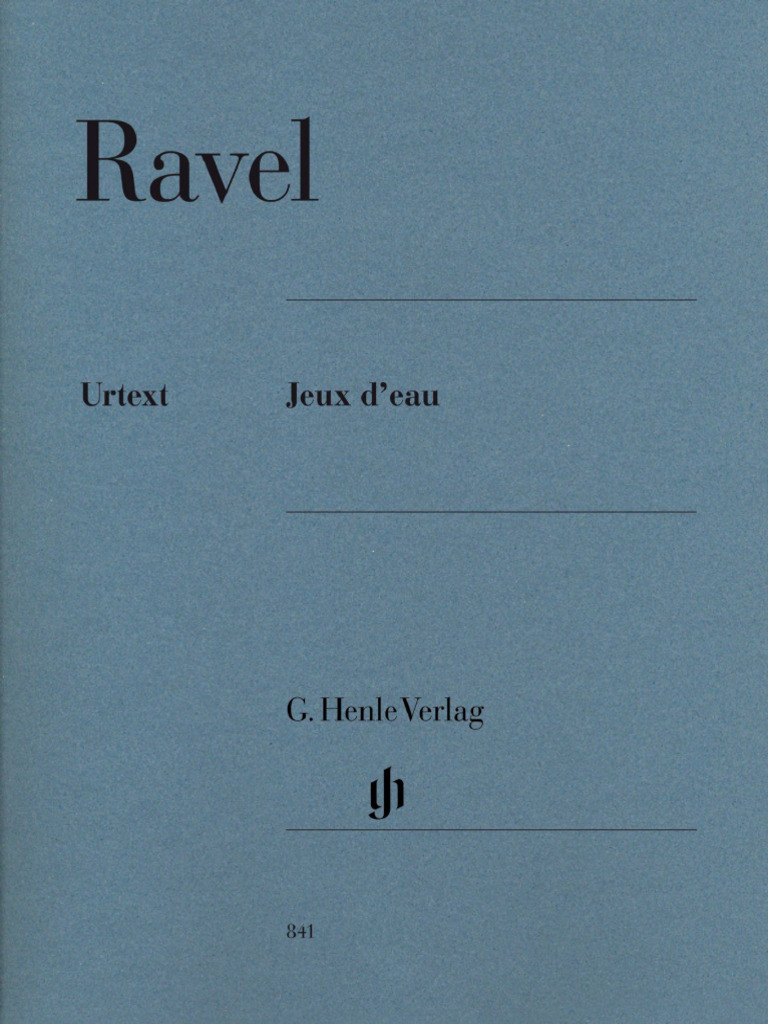 Ravel - Jeux D'eau | PDF