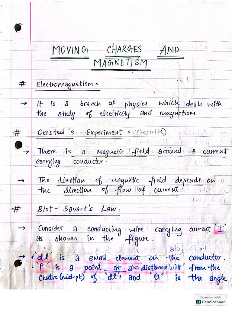 Moving Charges | PDF