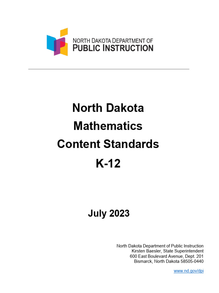 REV2.2024.06.27 Math Content Standards Final | PDF | Shape | Mathematics