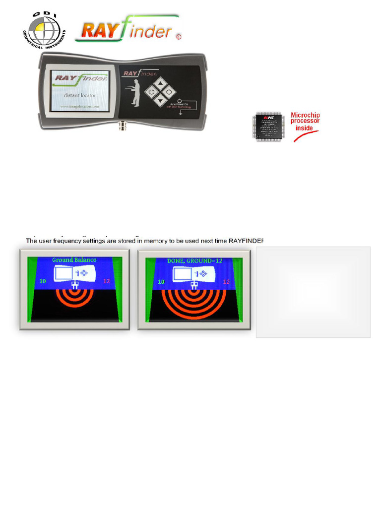 Rayfinder Gold Detector Long Range Locator | PDF | Detector (Radio ...