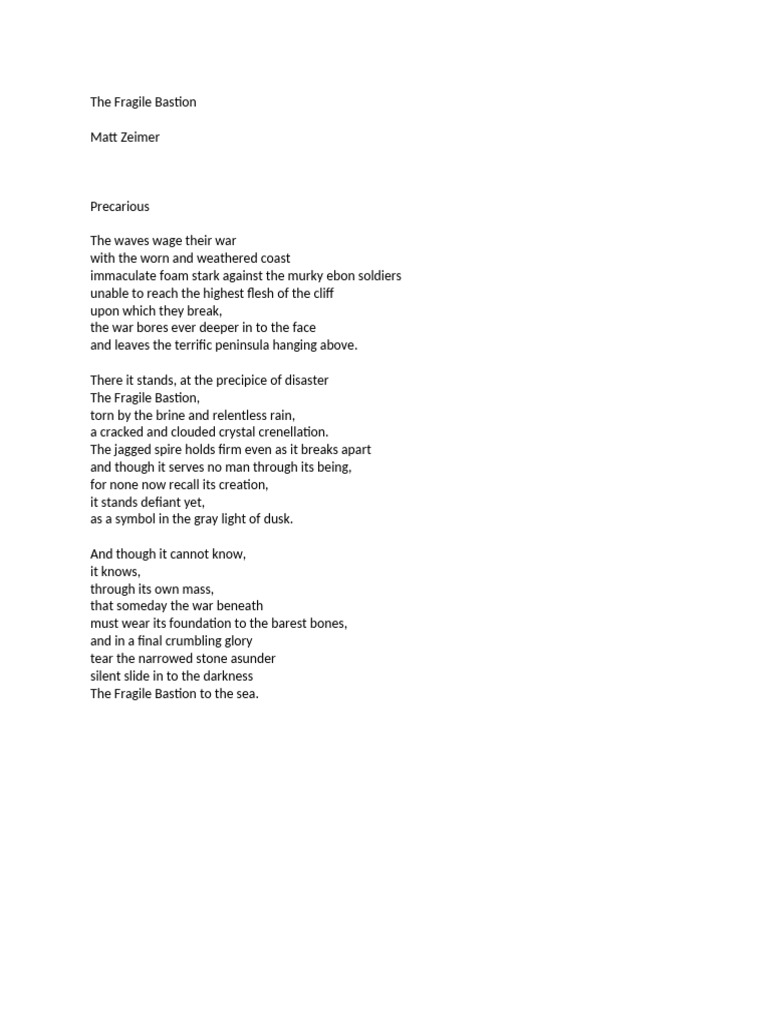 The Fragile Bastion | PDF