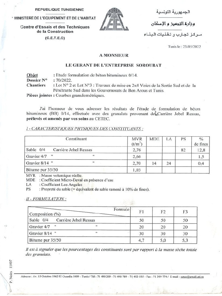 Etude de Formulation BB | PDF