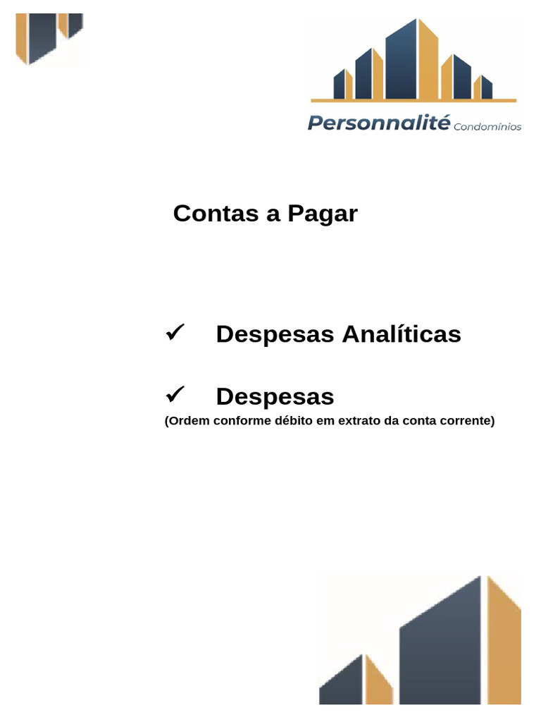 6 - CONTAS PAGAS | PDF