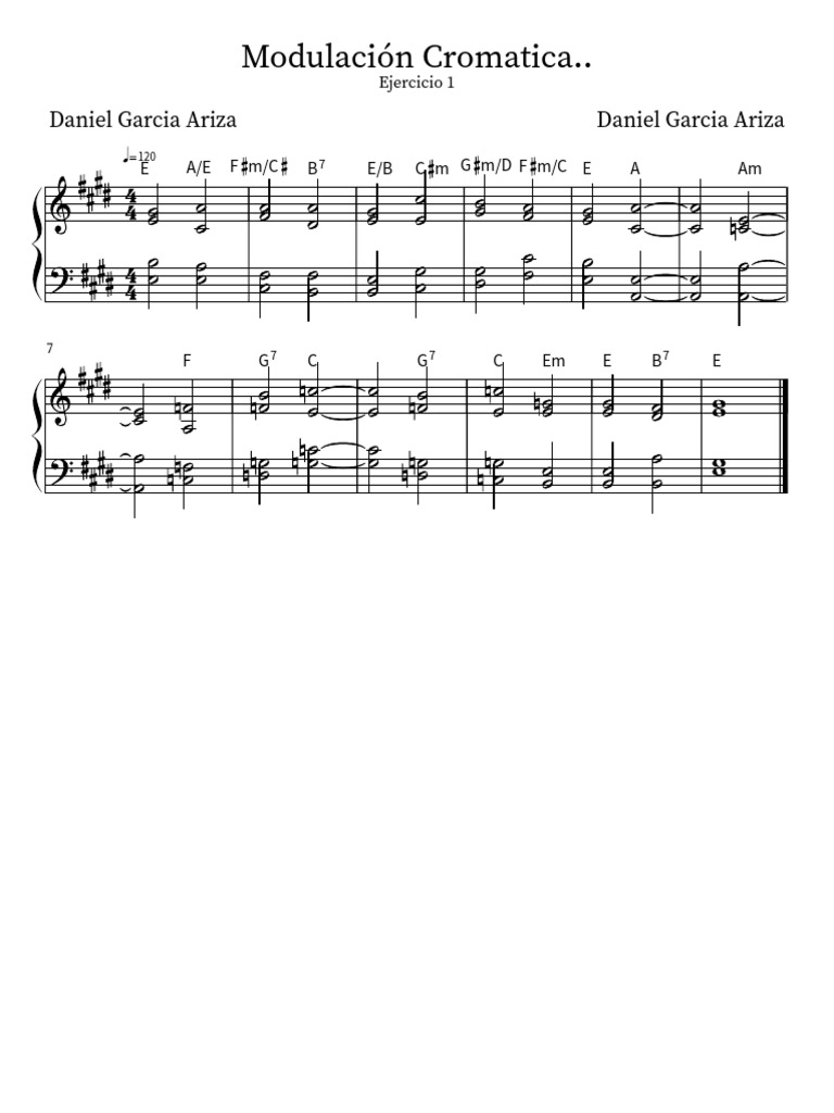 Modulación Cromatica.. | PDF