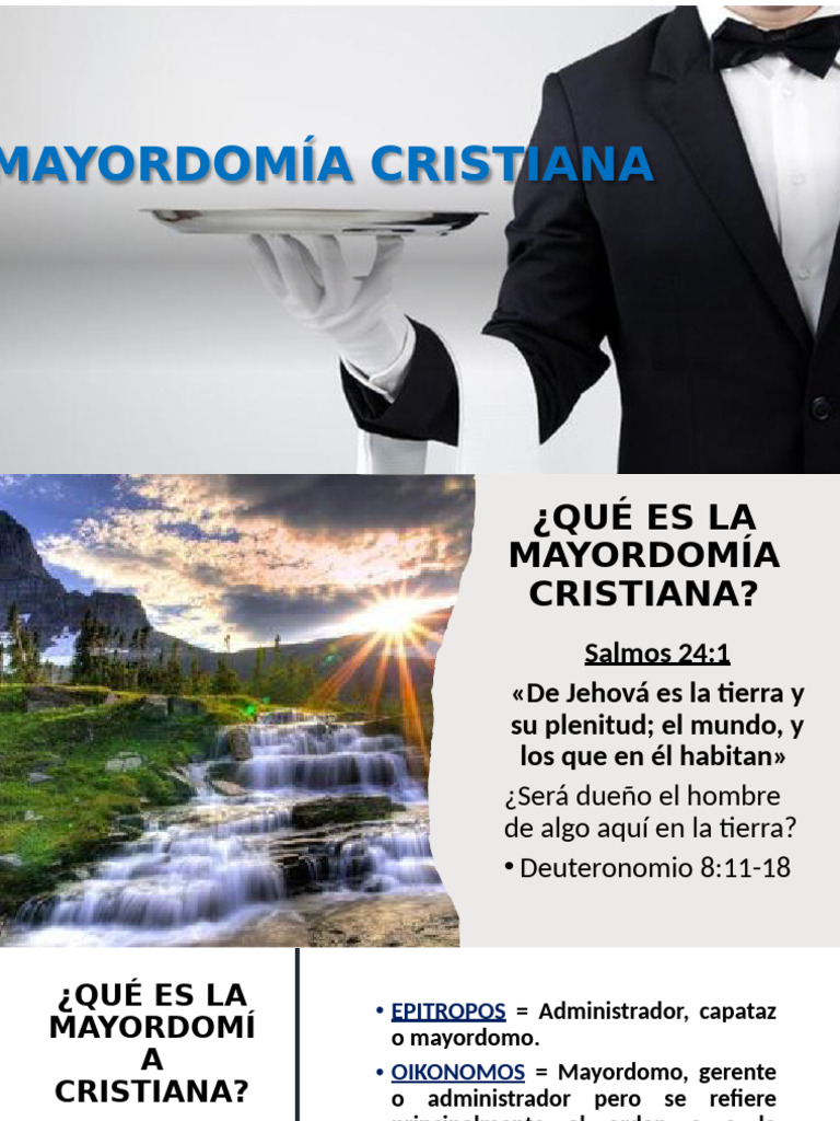 Mayordomia Cristiana | PDF | Diezmo | Creencia religiosa y doctrina