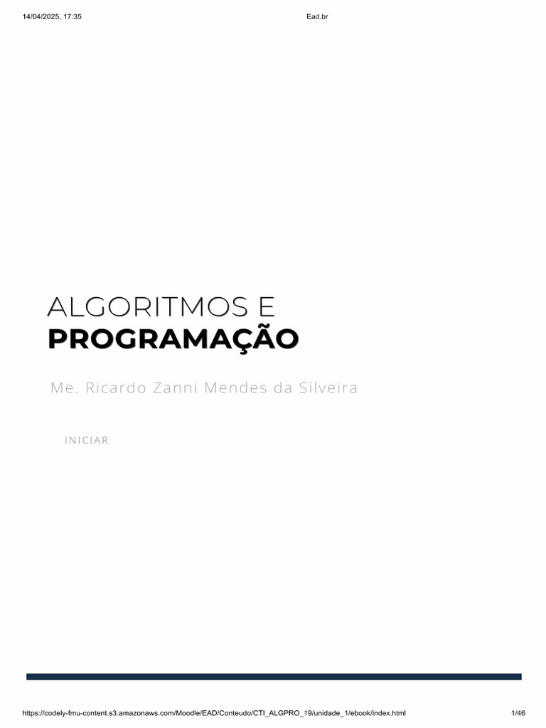 ALGORITMO 1 | PDF