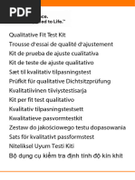 3M Fit Test Guide | PDF | Safety | Occupational Safety And Health