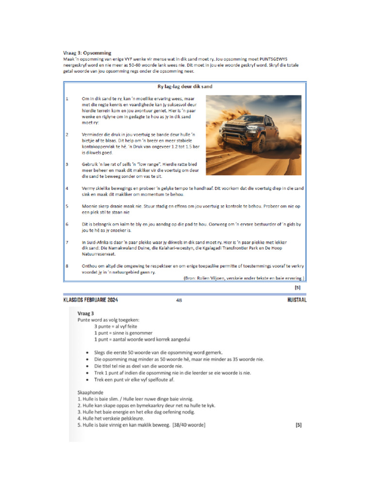 Gratis Opsomming | PDF