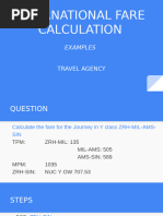 Fare Construction | PDF | Aviation