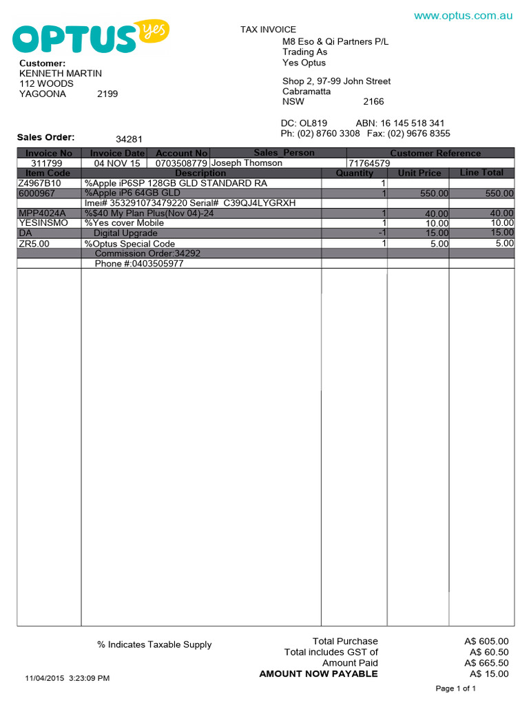 Optus Naing Zar Win 6s Plus | PDF