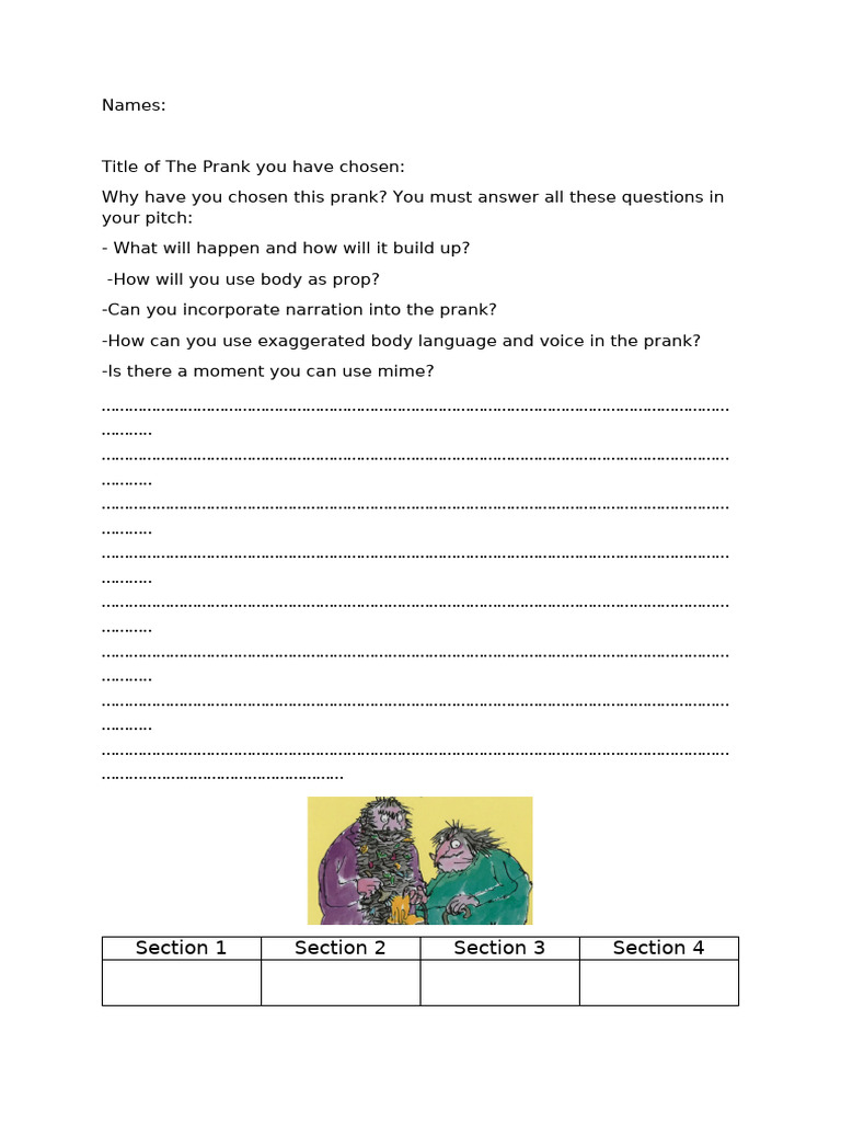 Creative Prank Planning Guide | PDF