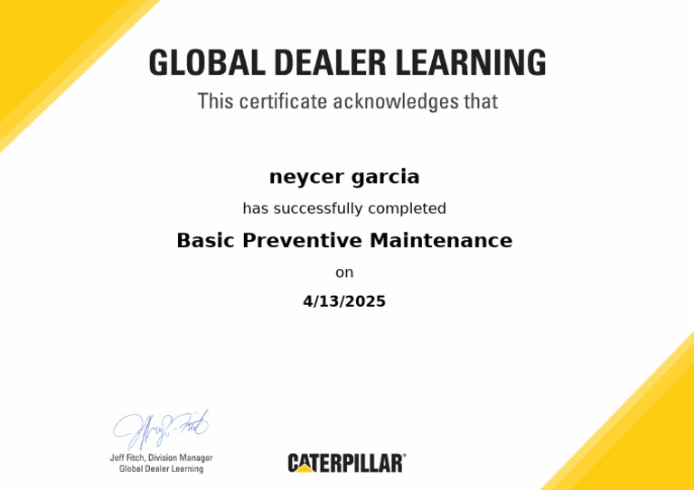 GDL Certificate of Completion Course | PDF