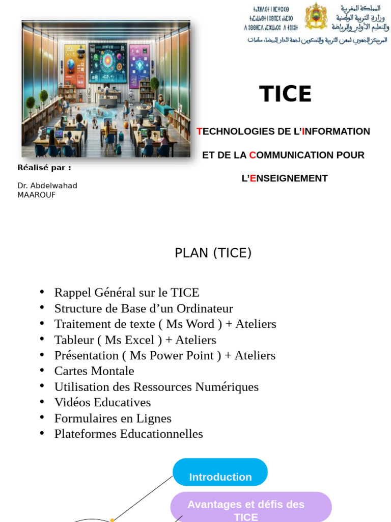TICE : Technologies pour l'enseignement | PDF | Formation à distance ...