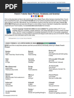 Basic French Notes For Beginners | PDF | Grammatical Gender | Plural