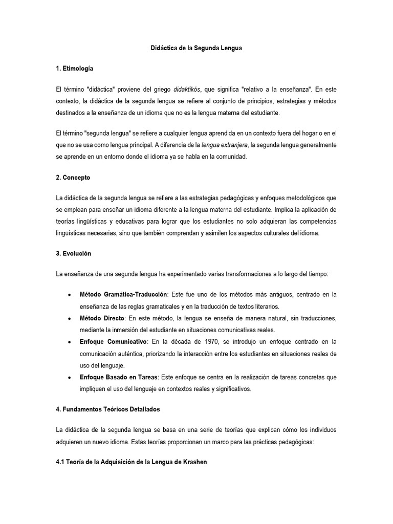 Lectura 1 | PDF | Segundo lenguaje | Aprendizaje