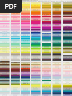 Pantone and HKS Color Codes List | PDF | Qualia | Color
