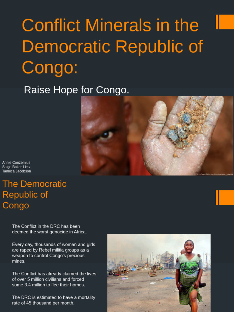 Conflict Minerals in The Democratic Republic of Congo | PDF ...