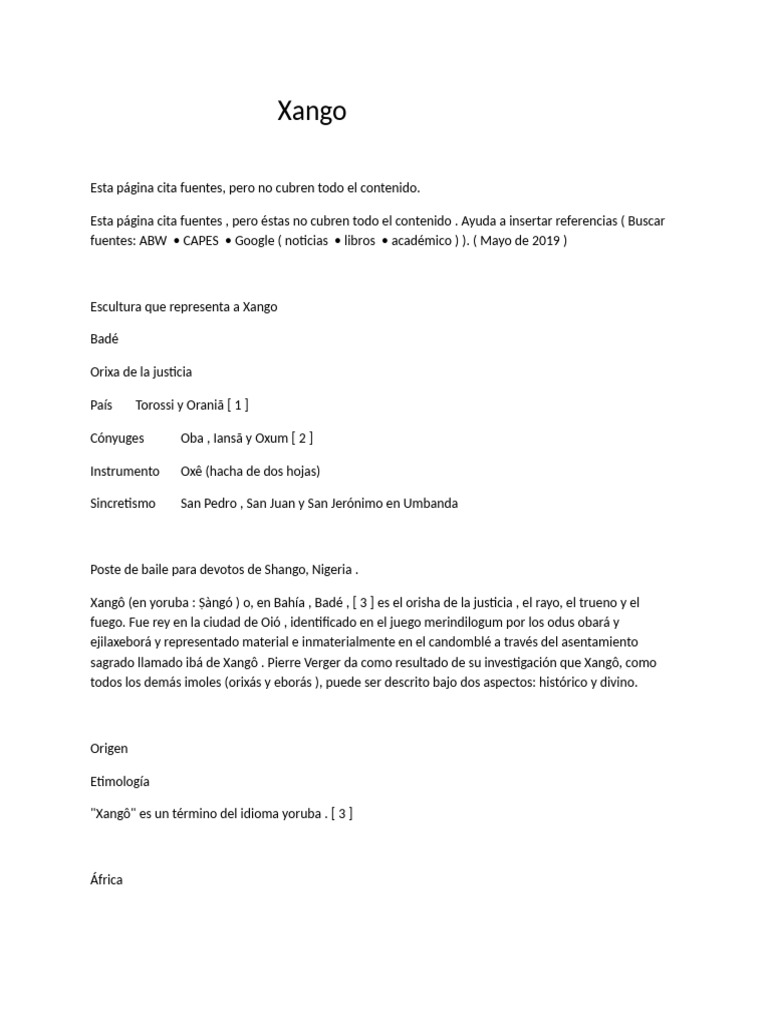 Shango Ojo | PDF