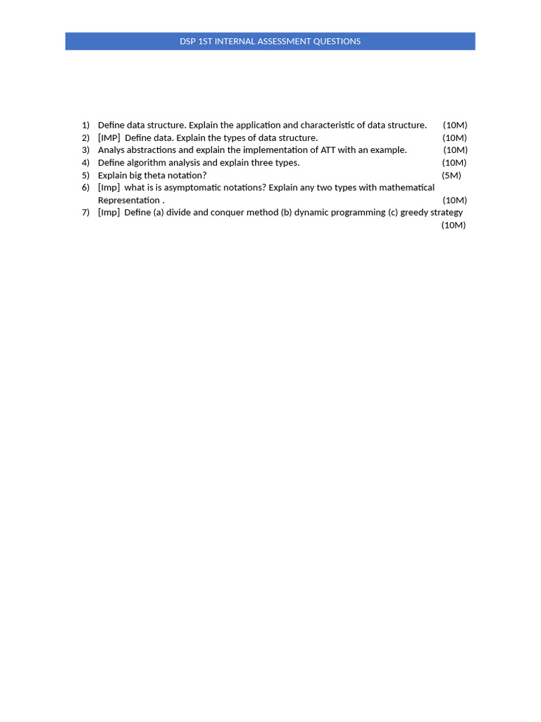 DSP Questions | PDF